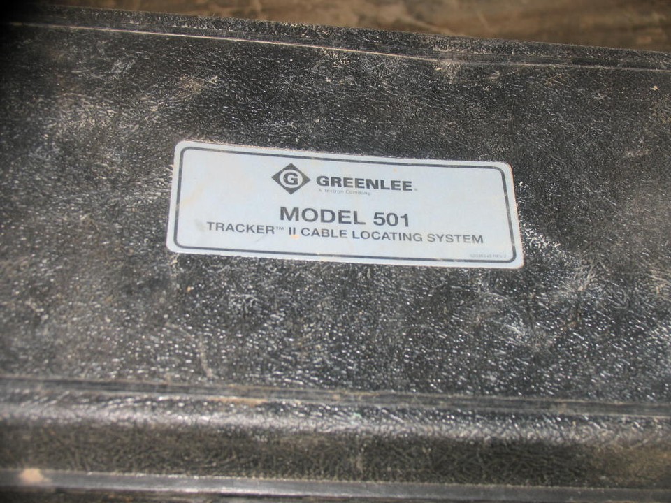 Greenlee Tempo 501 Tracker II Cable Locator | eBay
