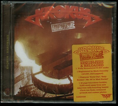 Krokus Hardware CD new Rock Candy Records Reissue | eBay