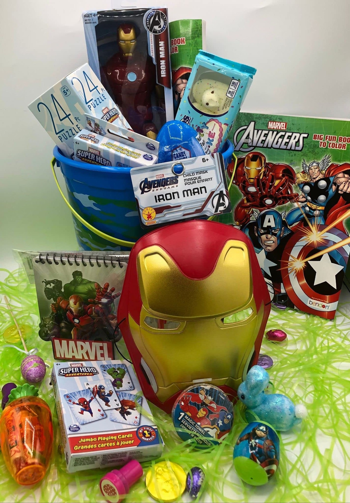 AUS Filled Superhero Tony Starks Easter Basket for Birthday Valentine ...