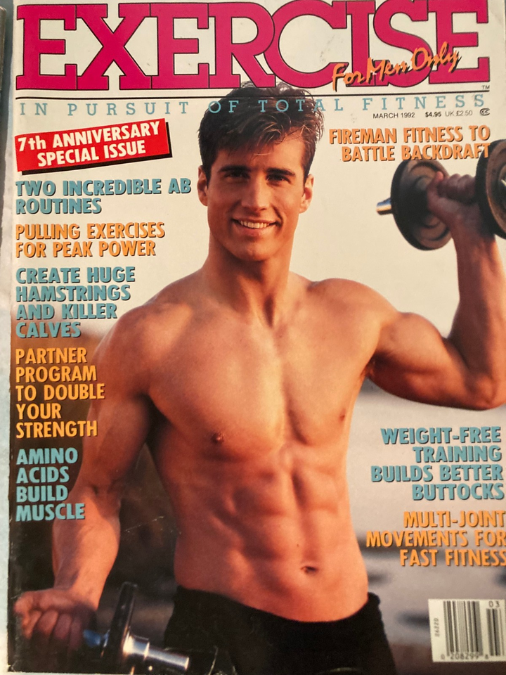(LOT OF 2) EXERCISE FOR MEN MAGAZINE, March 1991/92, EXERCISE, FITNESS ...