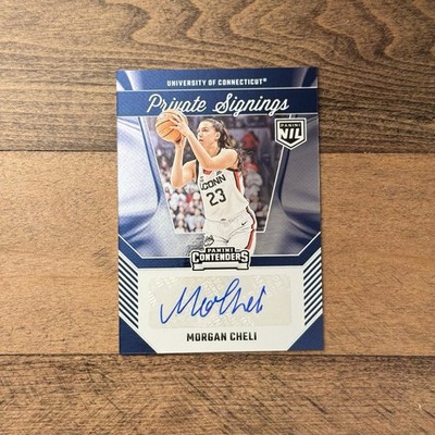 2024-25 Panini UConn NIL Morgan Cheli Private Signings Auto #MC Rookie ...