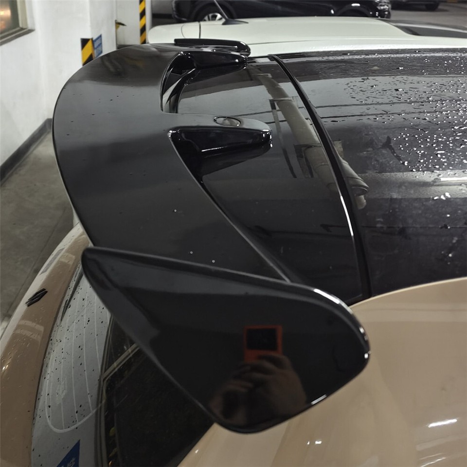 Universal Gloss Black Fit For Mazda CX-90 23-24 Rear Roof Spoiler ...