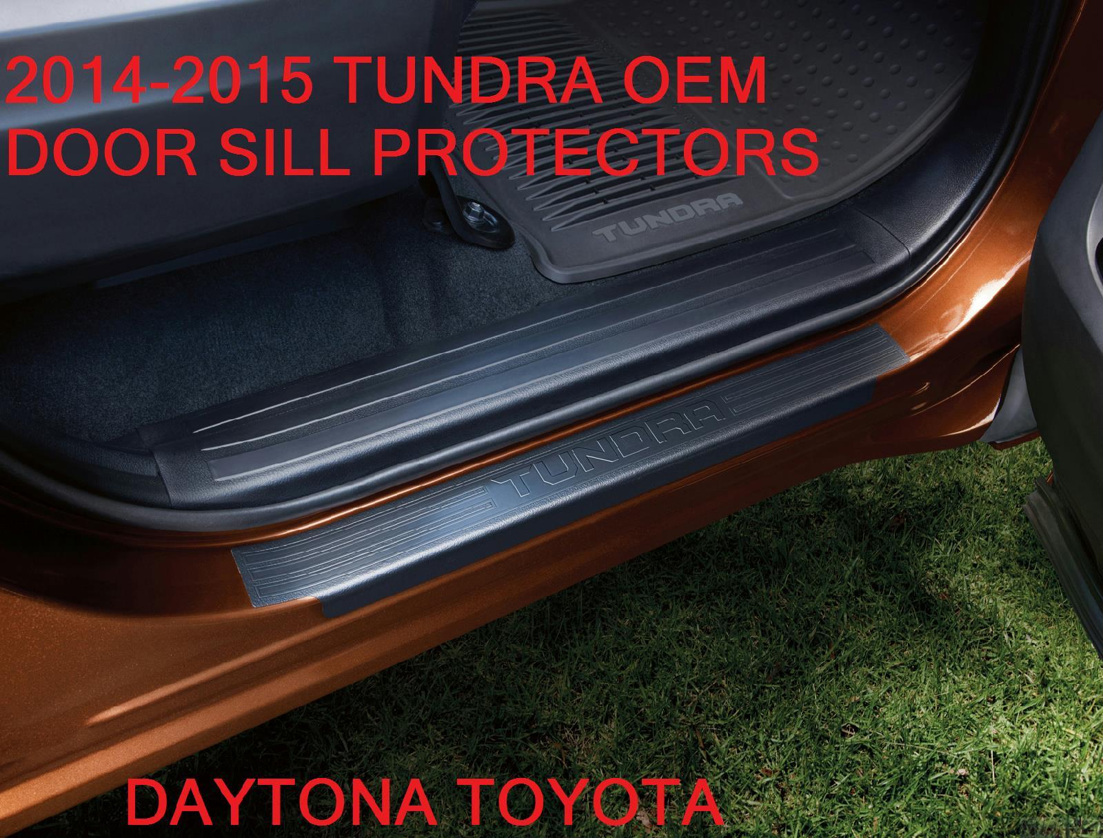 2014 - 2015 TUNDRA REGULAR CAB DOOR SILL PROTECTORS PT747-34142 OEM ...