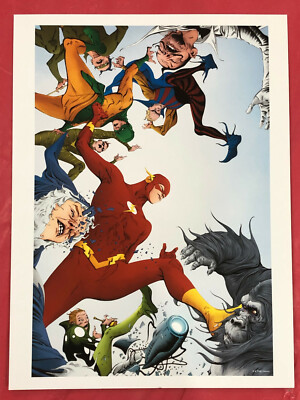 JAE LEE FLASH POSTER 12X16"NMSHPPDFLAT JUSTICE LEAGUE GORILLA GROD | eBay