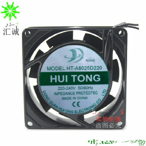 1 PCS HUI TONG Fan HT-A8025D220 AC220V-240V 8cm 2 wire | eBay