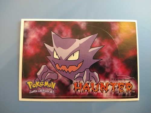 HAUNTER 1999 POKEMON GAME FREAK GLOSSY NINTENDO STICKER MINT RARE ...