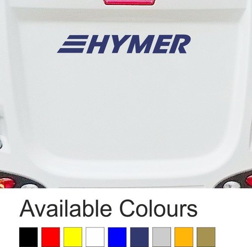 HYMER MOTORHOME | Sticker-Decal-Graphic | Blue | Front Rear | FREE POST ...