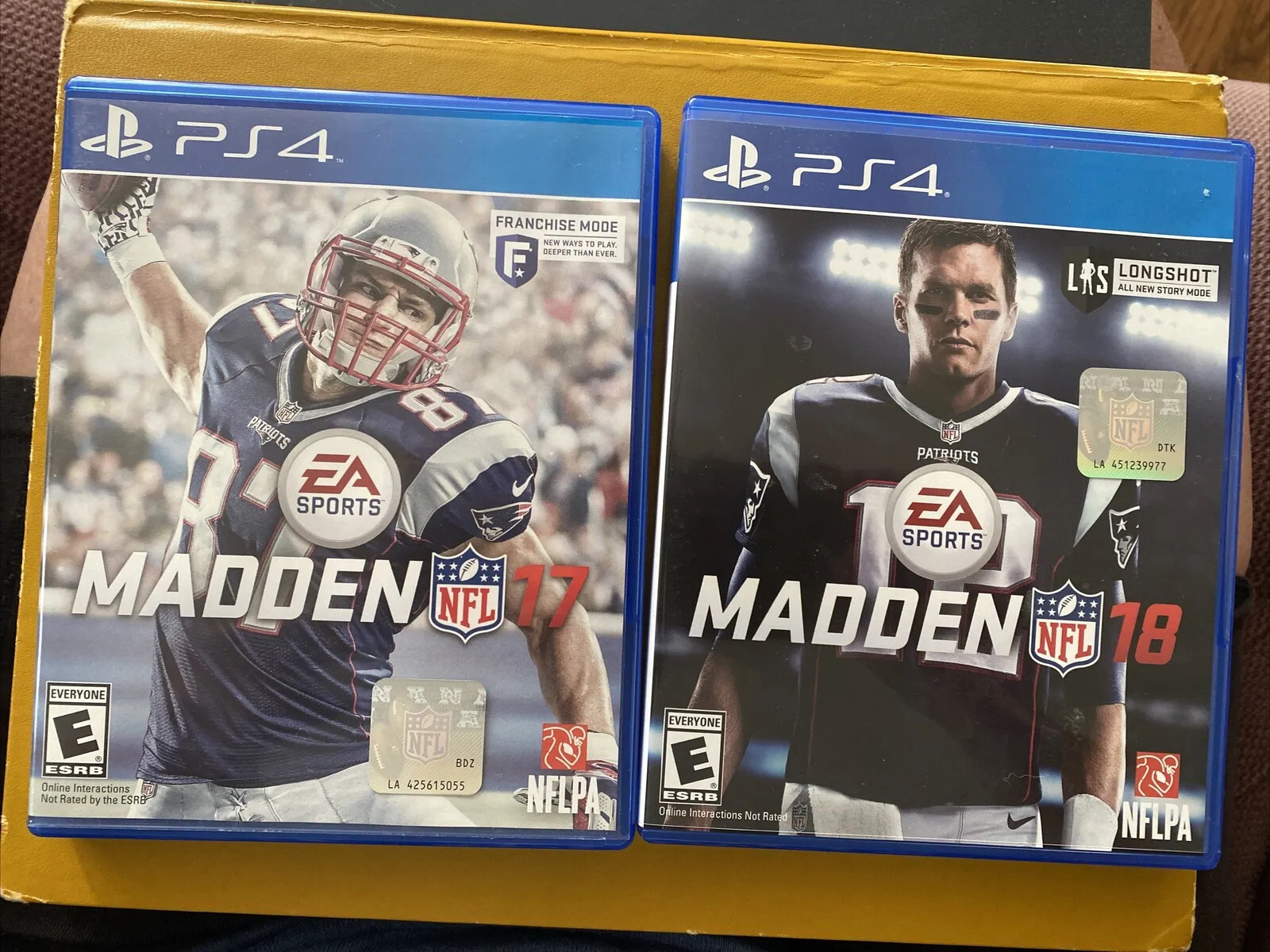Lot of 2 Madden NFL PS4 games Madden NFL 17 and Madden NFL 18 | eBay