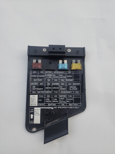 Nissan 300ZX Z32 Fuse Box Panel Cover LEFT Kick Panel charcoal/gray | eBay