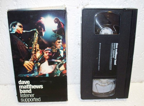 Dave Matthews Band Listener Supported VHS Video Tape Out Of Print DMB ...