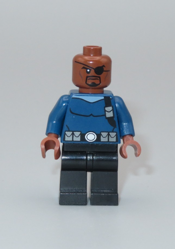 Lego Nick Fury minifigure 76004 Ultimate Spiderman black | eBay