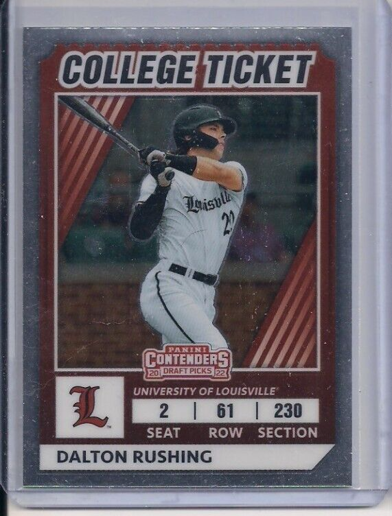 2022 Panini Elite Extra Edition College Ticket Dalton Rushing | eBay