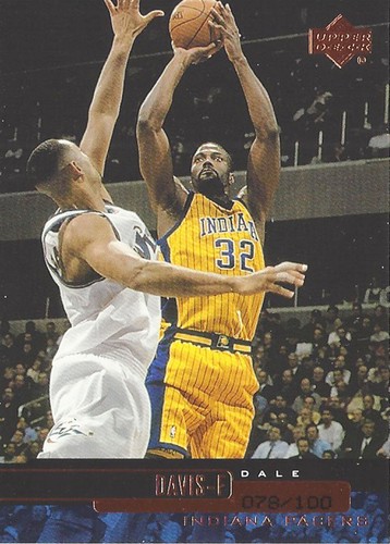 1999 Upper Deck Dale Davis Indiana Pacers #51 078/100 | eBay