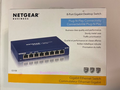 NETGEAR 8-Port Gigabit Ethernet Unmanaged Switch (GS108) | eBay