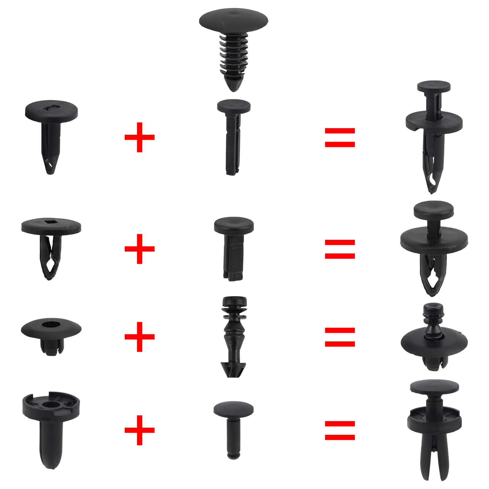 50Clips For Dodge Charger Bumper Fender Fascia Retainer Fastener Push ...