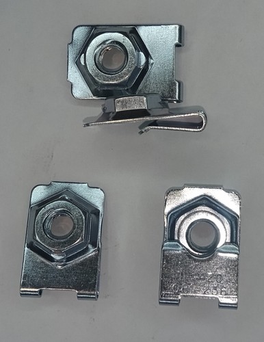 1/4-20 Silver Tinnerman Nuts, Speed nuts, J-nut, U-nut, J-clip, Qty. 25 ...