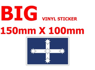 QUALITY VINYL STICKER EUREKA SOUTHERN CROSS AUSTRALIA OZZIE HARLEY ...