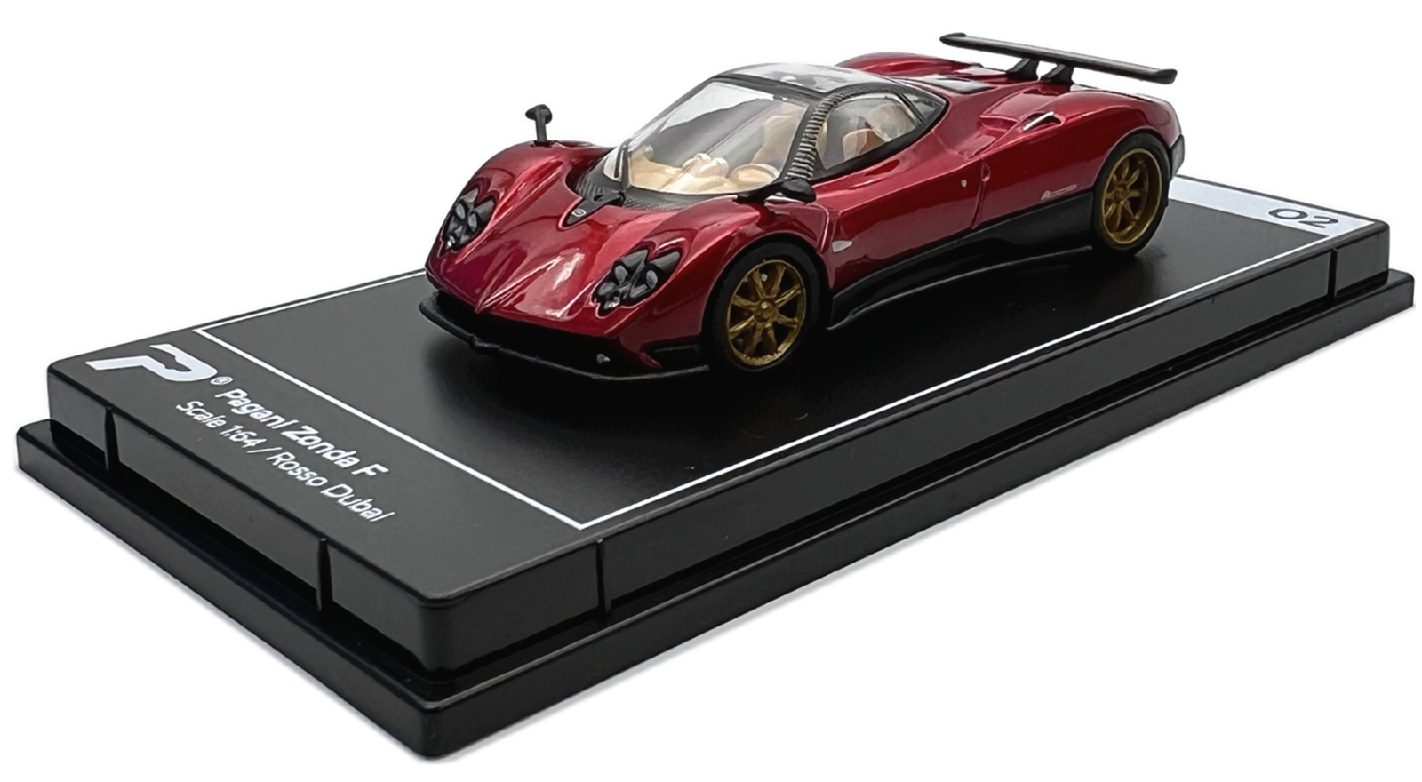PosterCars 1:64 Pagani Zonda F (Rosso Dubai) Hypercar League Collection ...