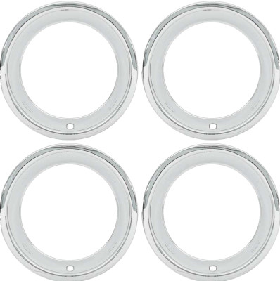 GM CHEVROLET BOWTIE RALLY WHEEL BEAUTY TRIM RINGS 2-1/2" DEEP DISH 15x7 ...