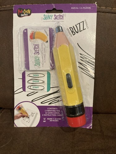 Pop+Corn Games Shaky Sketch Vibrating Pen Game Ages 6+ | eBay