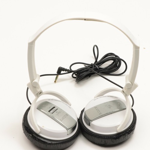 Sony MDR-NC7 Noise Cancelling Headphones White Tested 27242749313| eBay