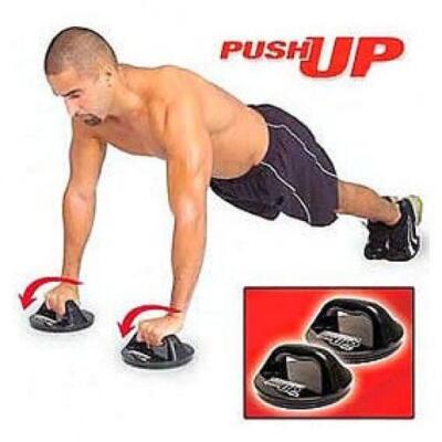 Push Up Bar Ultimate Upper Body Workout Arms Pushup Build Flatten Abs ...