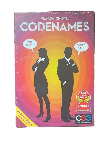 Codenames Board Game Brand New Sealed Top Secret Party Word Game Code ...