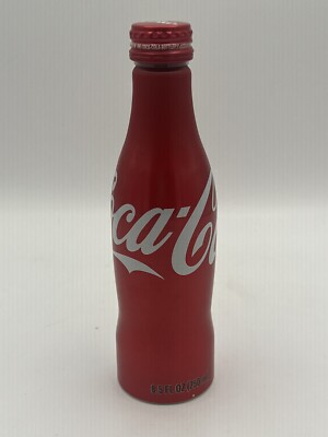 2007 Red Coca Cola 8.5oz Aluminium Bottle. Never Opened NEW (expired ...