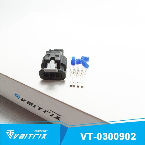 3way For VW Jetta BMW Audi A3 Q7 Flat Housing Connector Plug 3C0973203 ...