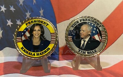 KAMALA HARRIS President TIM WALZ Vice President Celebration Coin | eBay