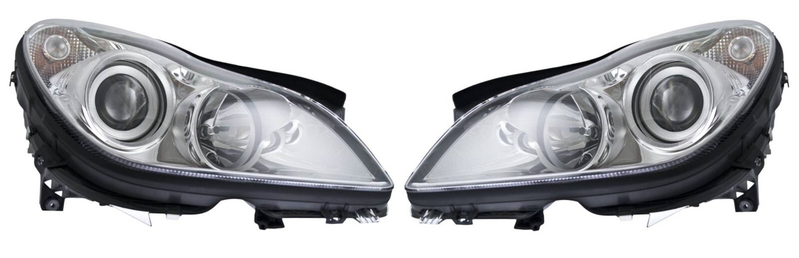 Hella Set of Left & Right Headlight Assemblies For Mercedes W219 CLS500 ...