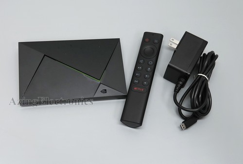 NVIDIA Shield TV Pro P2897 4K HDR Media Streamer (2019) w/ P3700 Remote ...