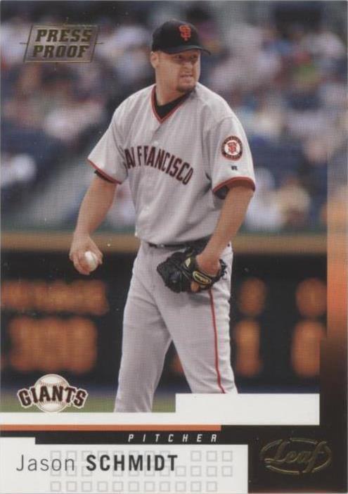 2004 Leaf - Jason Schmidt #199 Press Proof Gold /25 for sale online | eBay