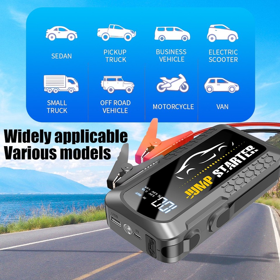 99800mAh Car Jump Starter Battery Jumper Box Power Bank Battery Charger ...