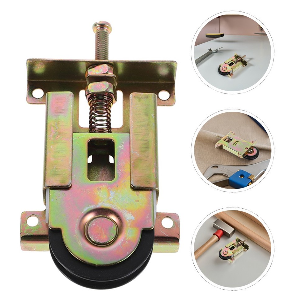 4 Pcs Sliding Mirror Door Closet Hardware Rolling Pulley Track Rollers ...