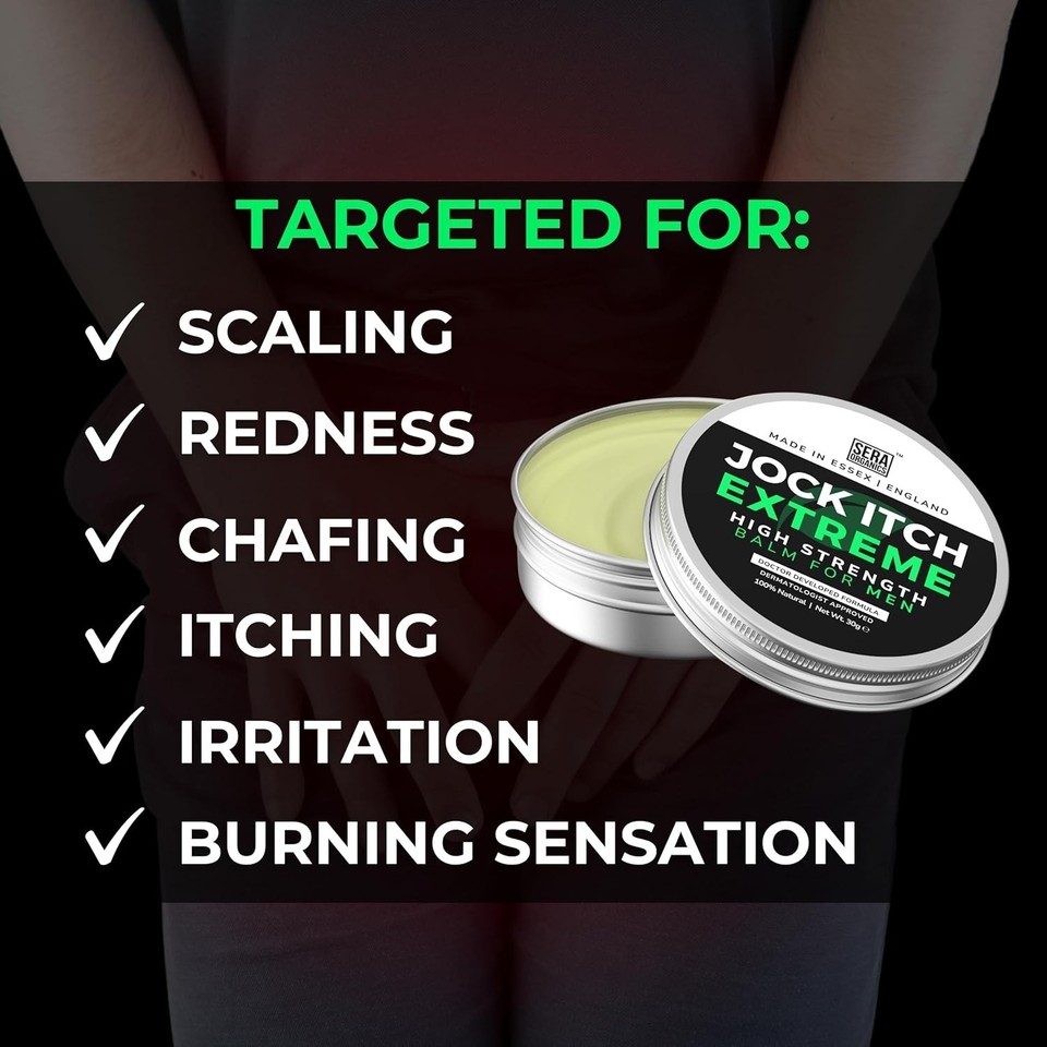 Jock Itch Cream for Men – Antifungal Treatment for Groin, Itching ...