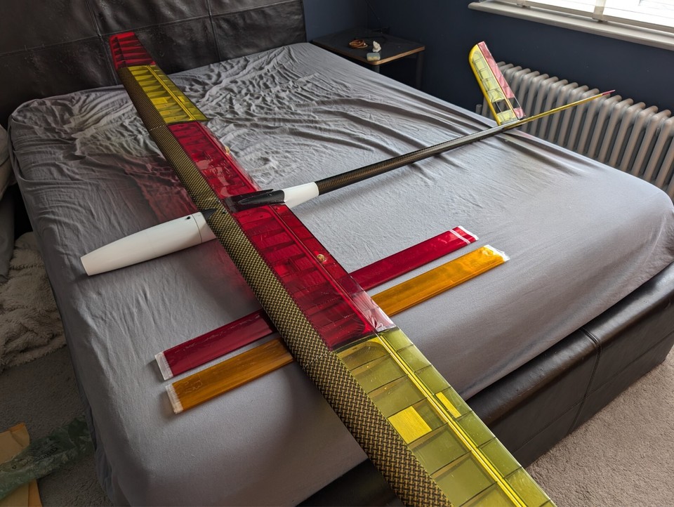 RC plane - Pulsar Pro 2.5m V-Tail Glider | eBay UK