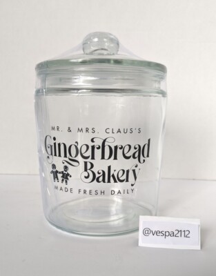 Target Bullseye Playground Christmas Gingerbread Glass Canister Candy ...