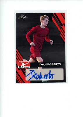 2023 Leaf Goal Soccer Iwan Roberts #BA-IR1 Autograph Auto | eBay