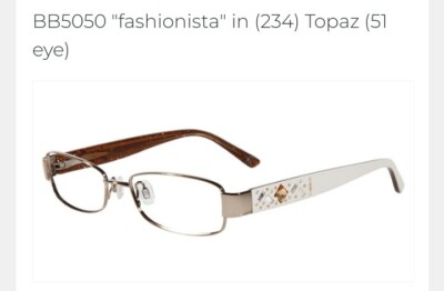 *New* BeBe. BB5050 Topaz 51/16-130 Eyeglass Frames | eBay