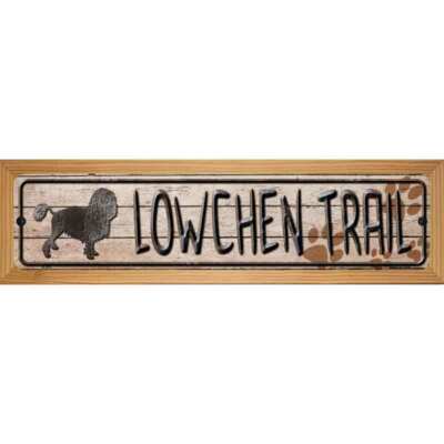 Lowchen Trail Novelty Wood Mounted Metal Small Street Sign WB-K-070 | eBay