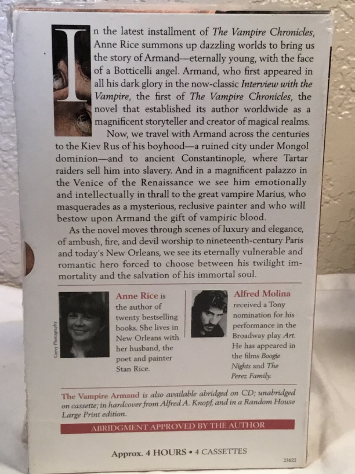 The Vampire Chronicles : The Vampire Armand by Anne Rice (1998, Audio ...