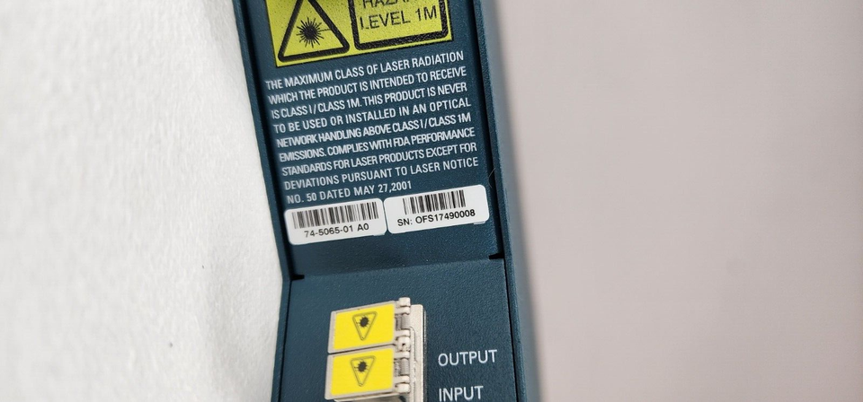 Cisco ONS 15216 DCU-1350 Dispersion Compensation Unit 74-5064-01 | eBay
