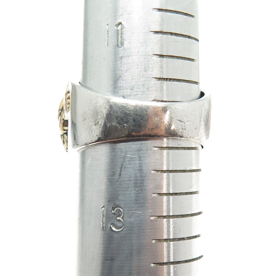 BGE Bradford 925 Sterling Silver 2-Tone Real Lapis Lazuli Eagle Ring ...