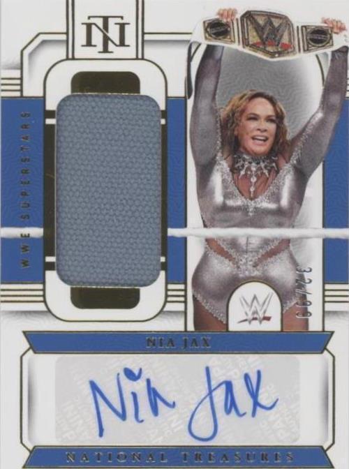 2024 Panini National Treasures WWE - Superstar Material Signatures Nia ...