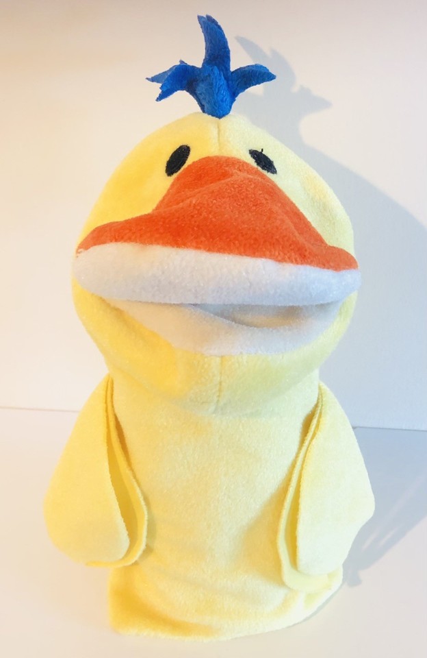 Rare Authentic Baby Einstein Yellow Quackamus Duck Hand Puppet In Ex ...