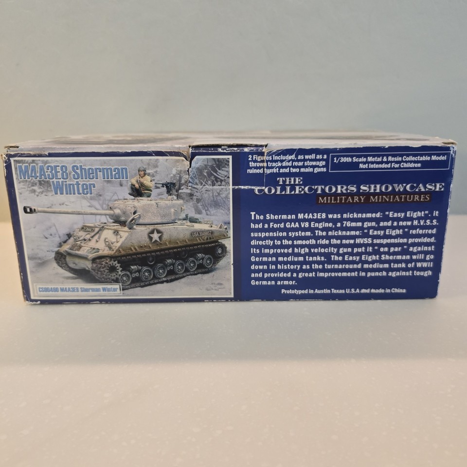 Collectors Showcase #CS00460 Winter Sherman Easy Eigh M4A3E8 With Box ...