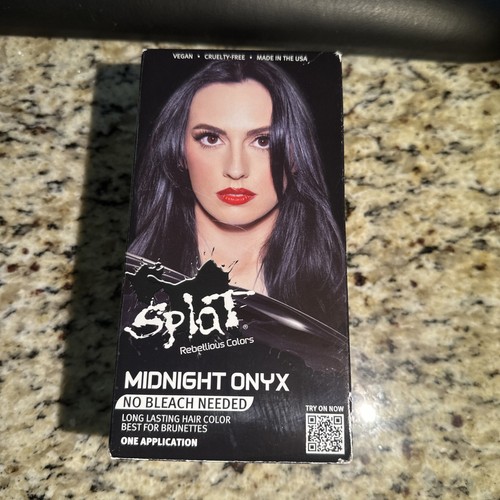 Splat Rebellious Hair Color Midnight Onyx No Bleach Needed One ...
