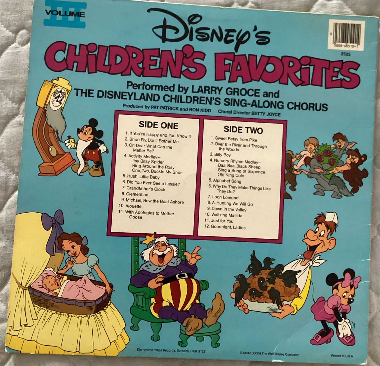Disney's, Children's Favorites, Vol.III, 27 Best Loved Songs,Cd | eBay