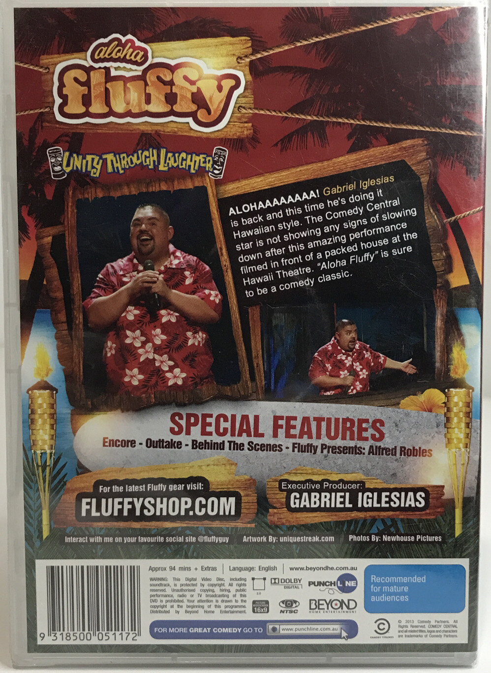 Gabriel Iglesias-Aloha Fluffy (DVD, 2013) for sale online | eBay